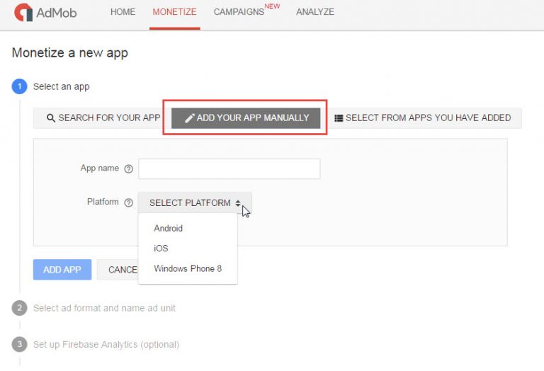 How To Integrate Admod In Your Wp Appkit App Wp Appkit