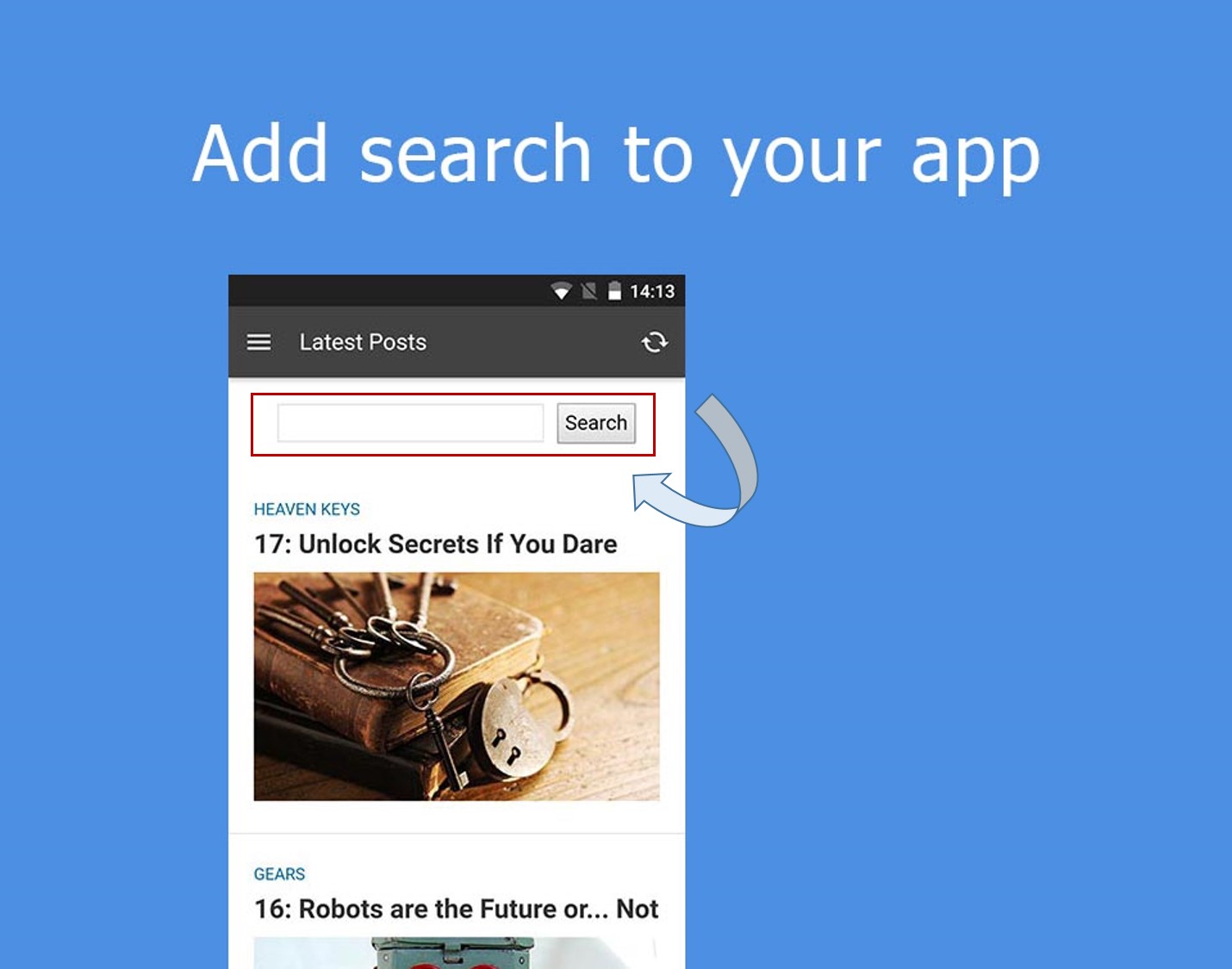 How To Add A Search Box To Your App